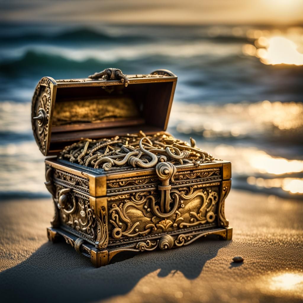 mysterious chest - AI Generated Artwork - NightCafe Creator