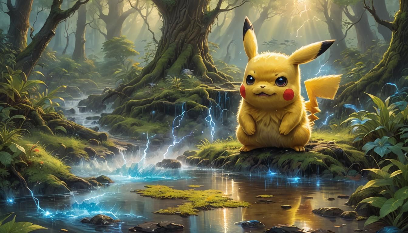 Pokémon - Pikachu - AI Generated Artwork - NightCafe Creator