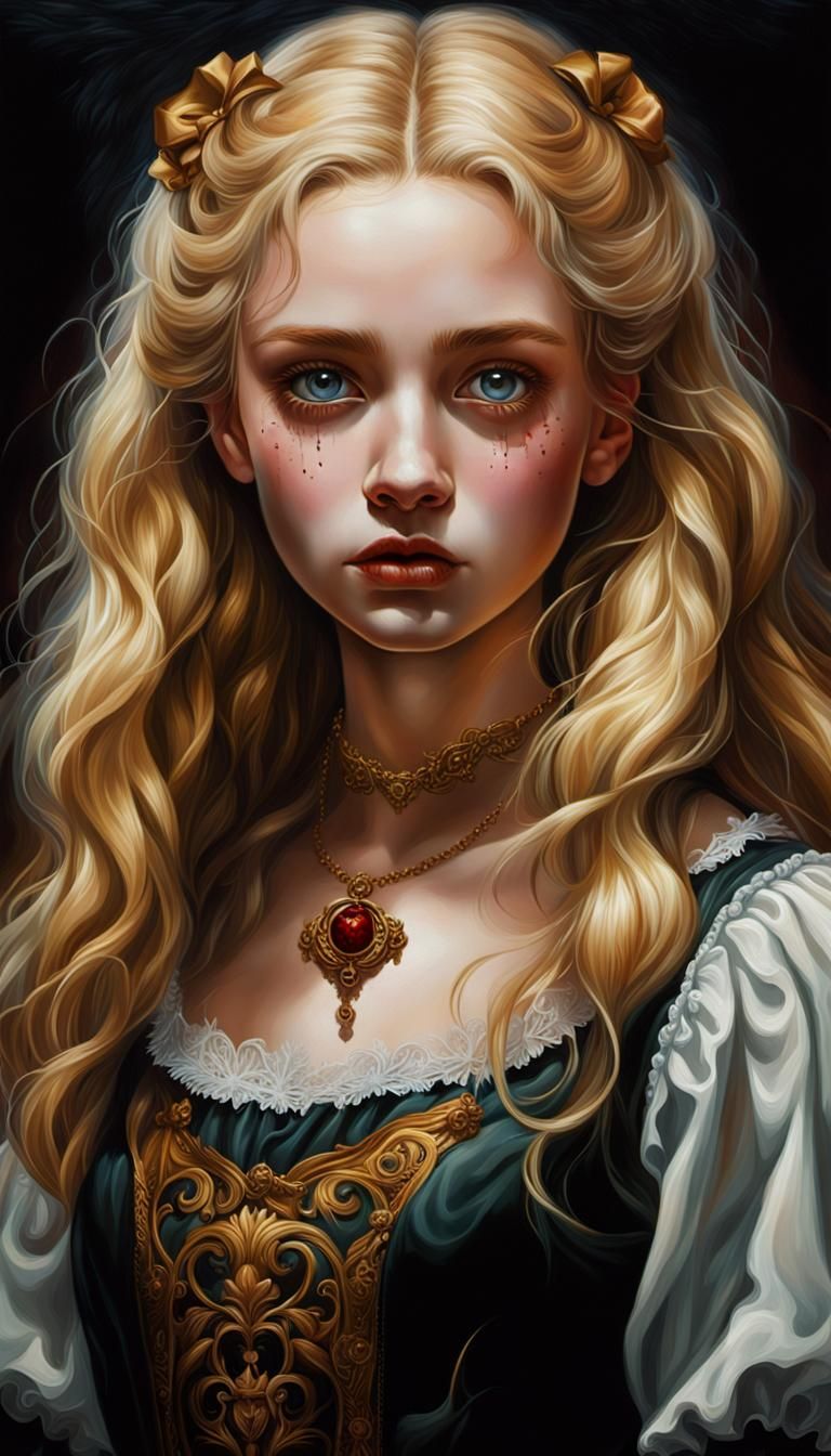 Goldilocks Portrait - AI Generated Artwork - NightCafe Creator