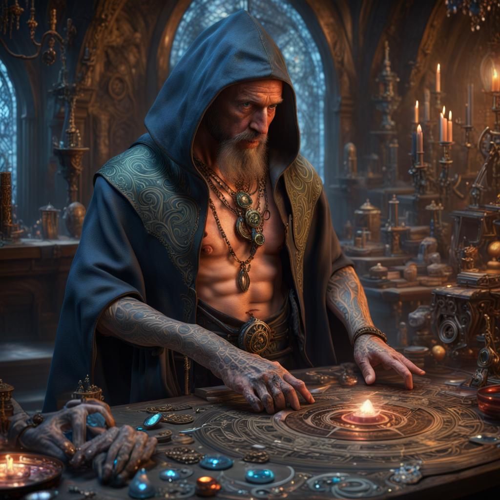 Alchemists ritual - AI Generated Artwork - NightCafe Creator