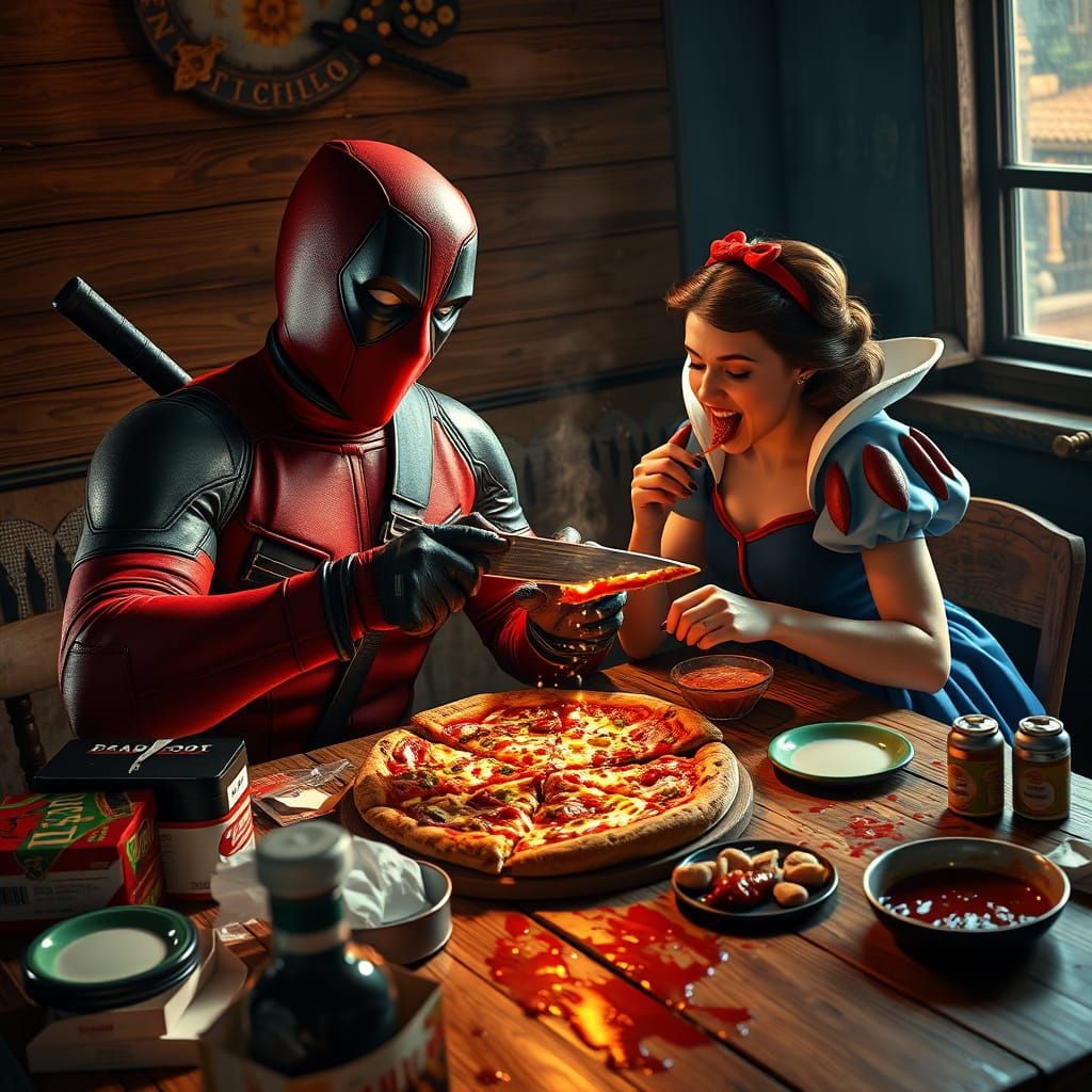 Deadpool's Snow White fattening plan