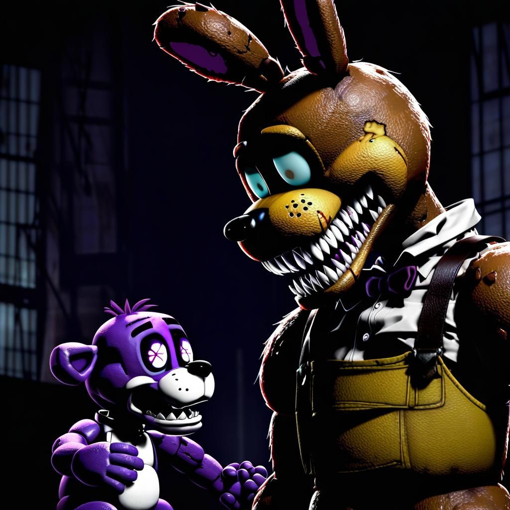 Spring-Trap Freddy - AI Generated Artwork - NightCafe Creator