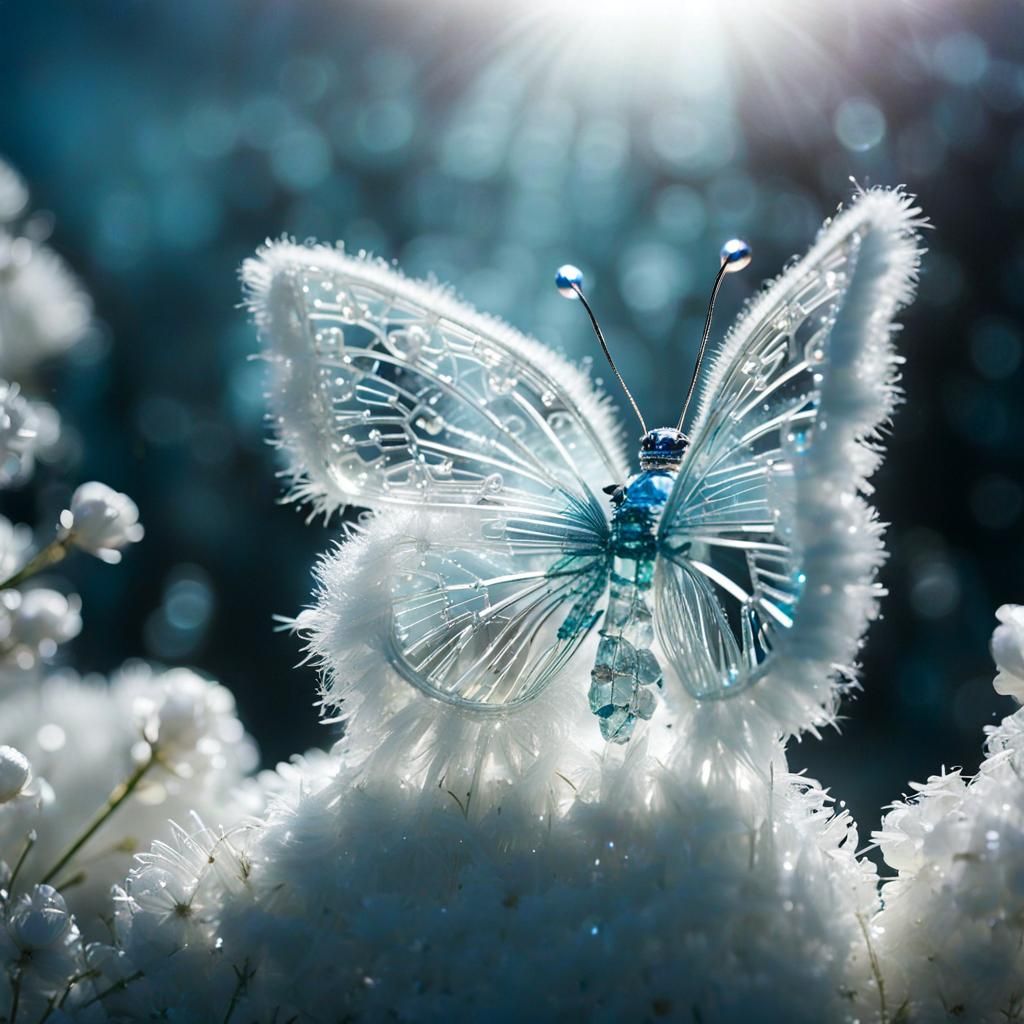 Fuzzy butterfly - AI Generated Artwork - NightCafe Creator
