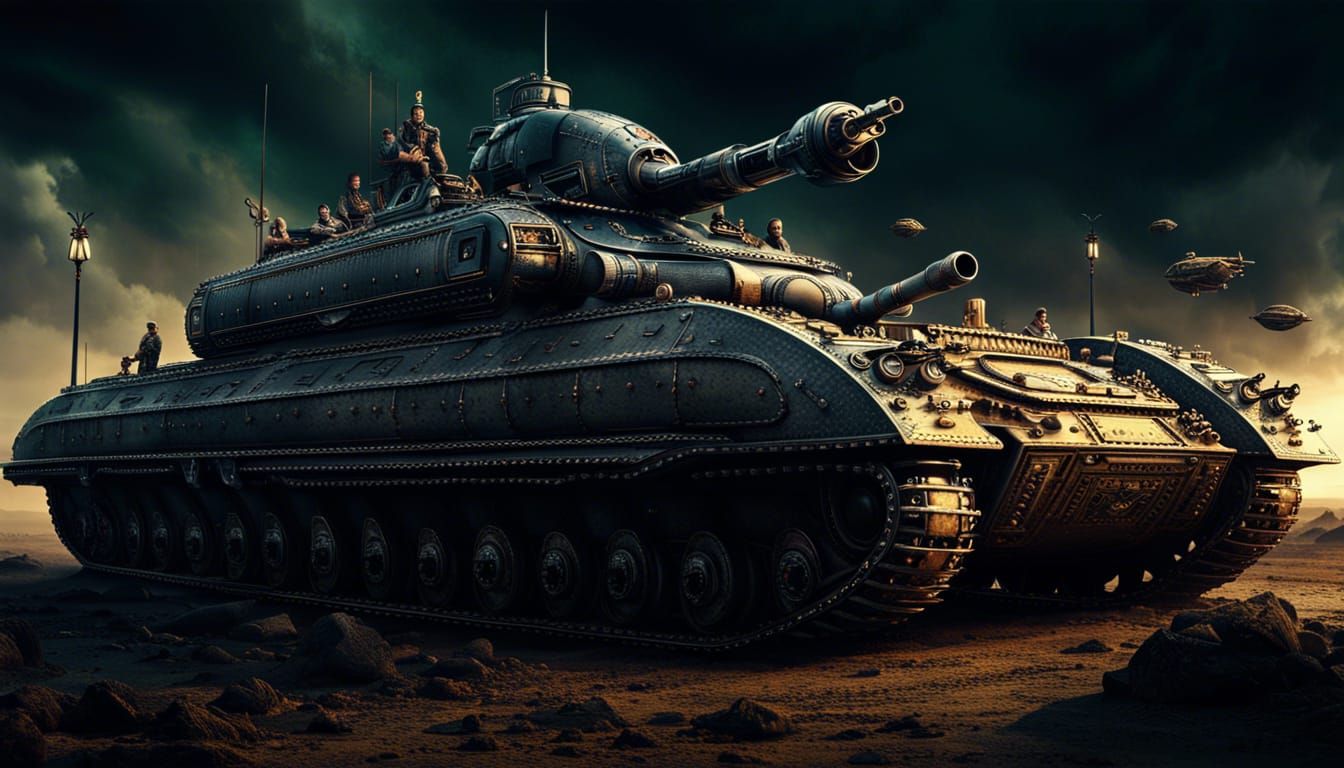 Super Heavy Tank - AI Generated Artwork - NightCafe Creator