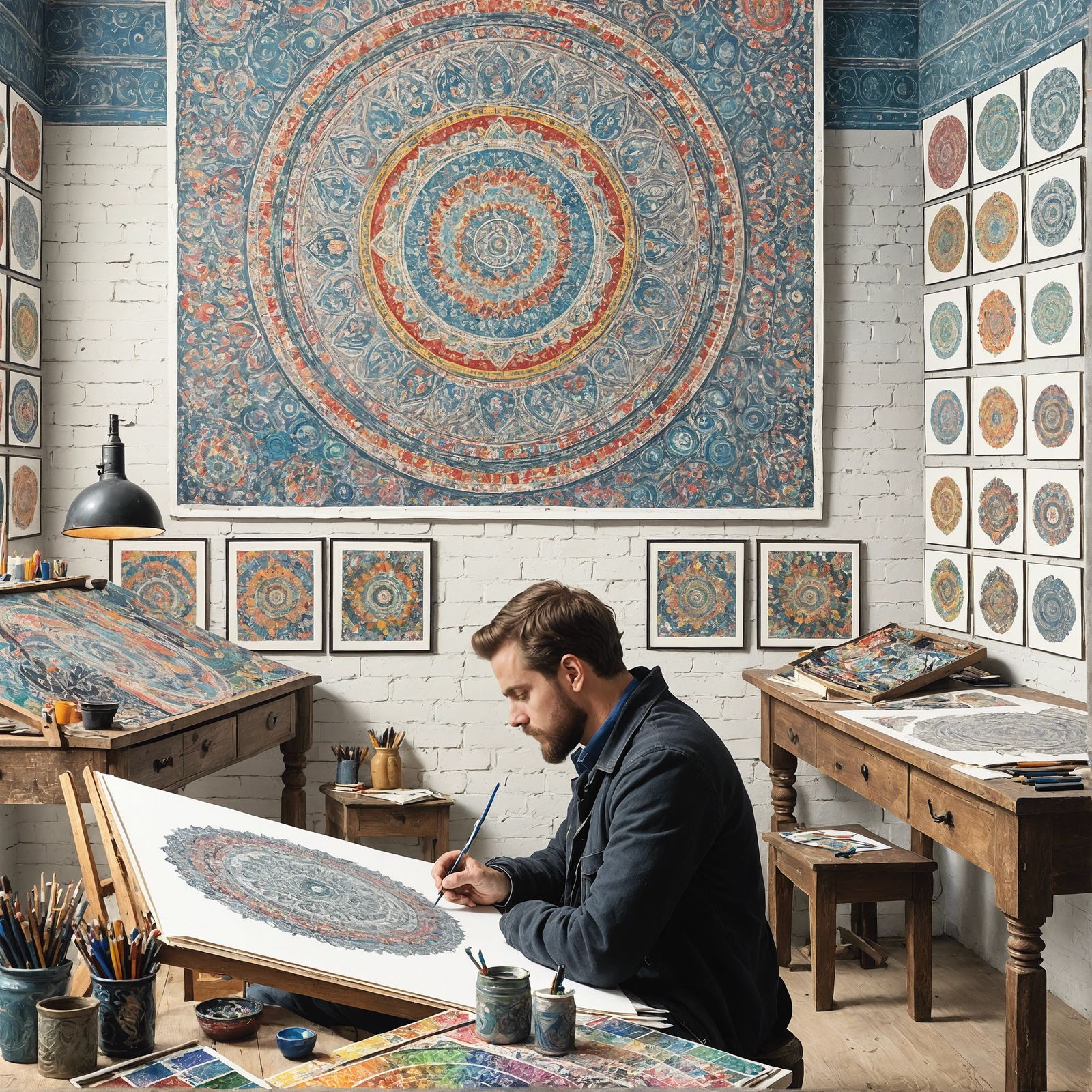 Mandala Art- Geometric Art for the Mathematician - AI Generated Artwork ...