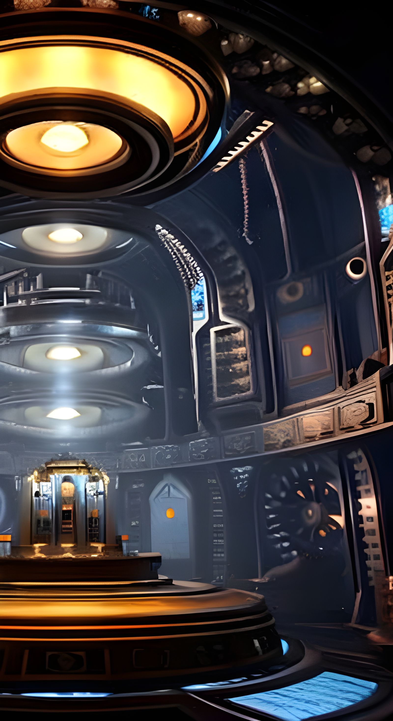 Steampunk TARDIS console rooms/interiors II - AI Generated Artwork ...
