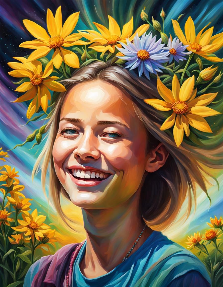 'Gretta' 01~ Evolved from ROWs 'Smug Smile Gretta' - AI Generated ...