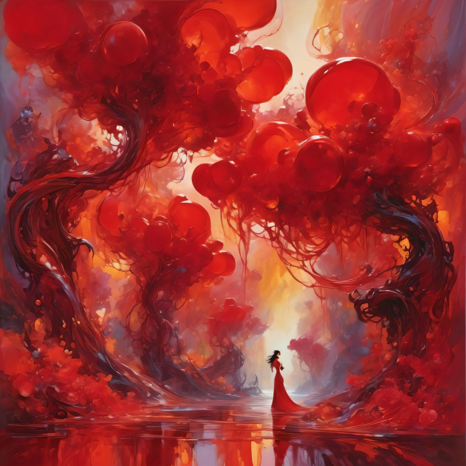 Red Lands - AI Generated Artwork - NightCafe Creator