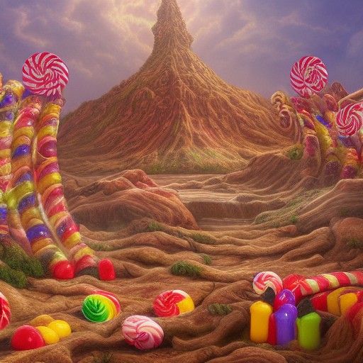 Candy hell - AI Generated Artwork - NightCafe Creator