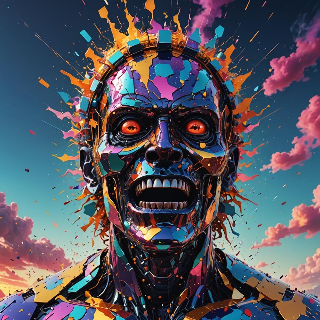 "A Scary face".....Medium runtime - AI Generated Artwork - NightCafe ...