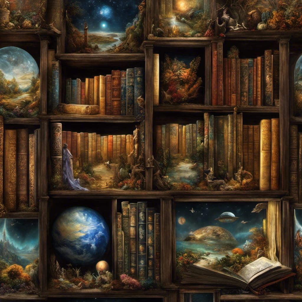 The Magic of Books - AI Generated Artwork - NightCafe Creator