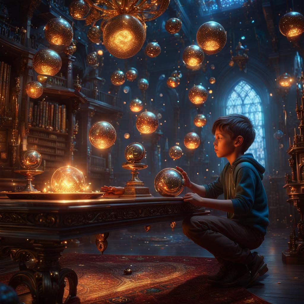 The mysterious world of magic - AI Generated Artwork - NightCafe Creator