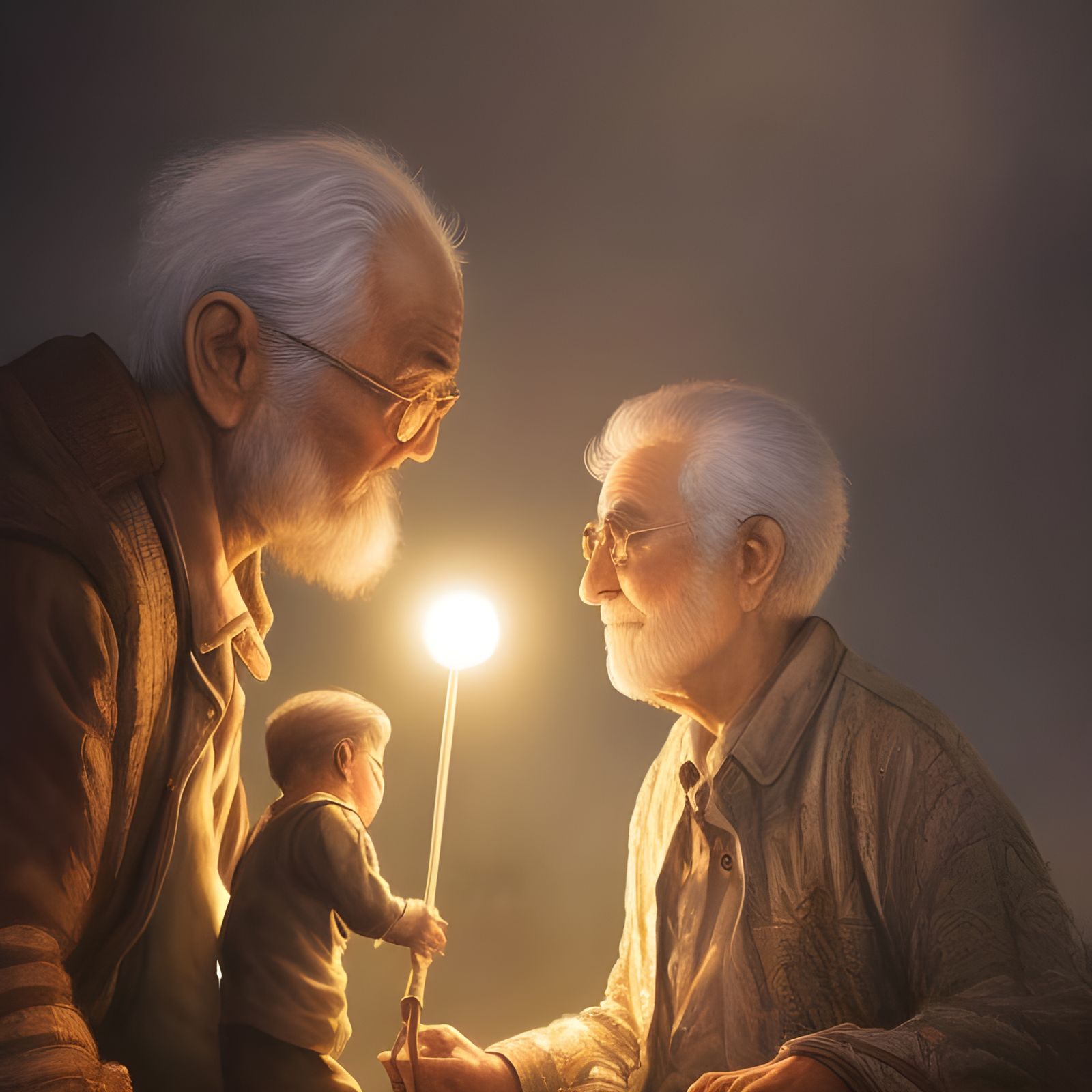 Generational Wisdom - AI Generated Artwork - NightCafe Creator