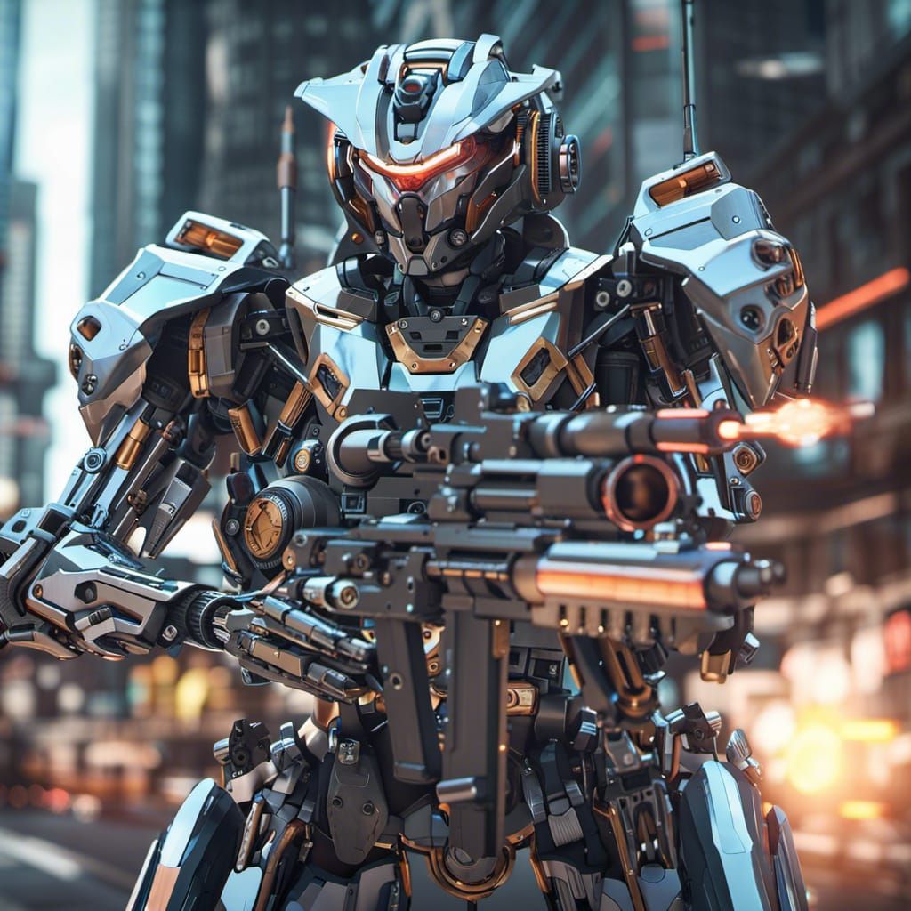 High-tech Mecha Suit - AI Generated Artwork - NightCafe Creator