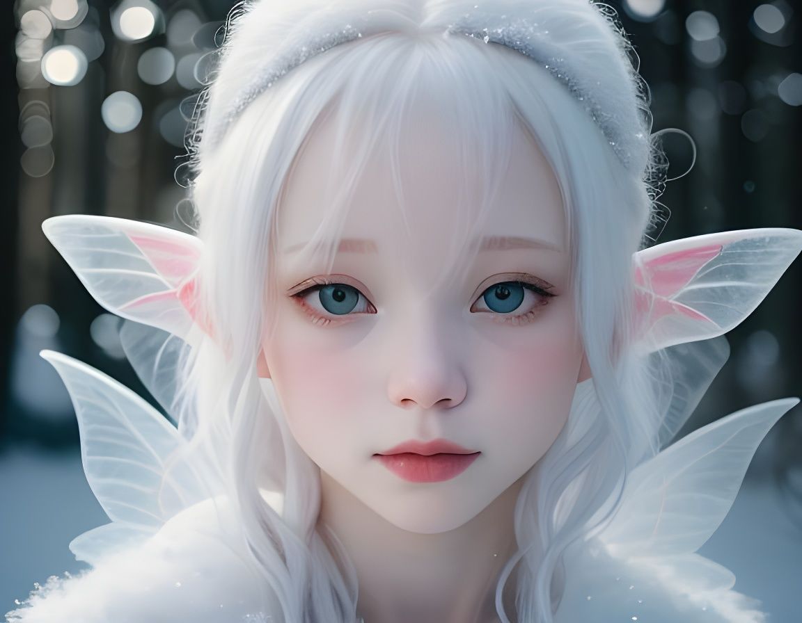Snow fae - AI Generated Artwork - NightCafe Creator
