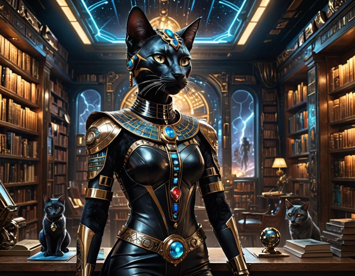 Egyptian Goddess Bastet 4 - AI Generated Artwork - NightCafe Creator