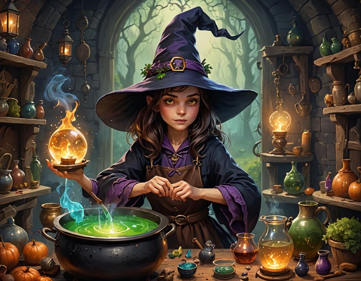 THE MYSTERIOUS WORLD OF MAGIC. - AI Generated Artwork - NightCafe Creator