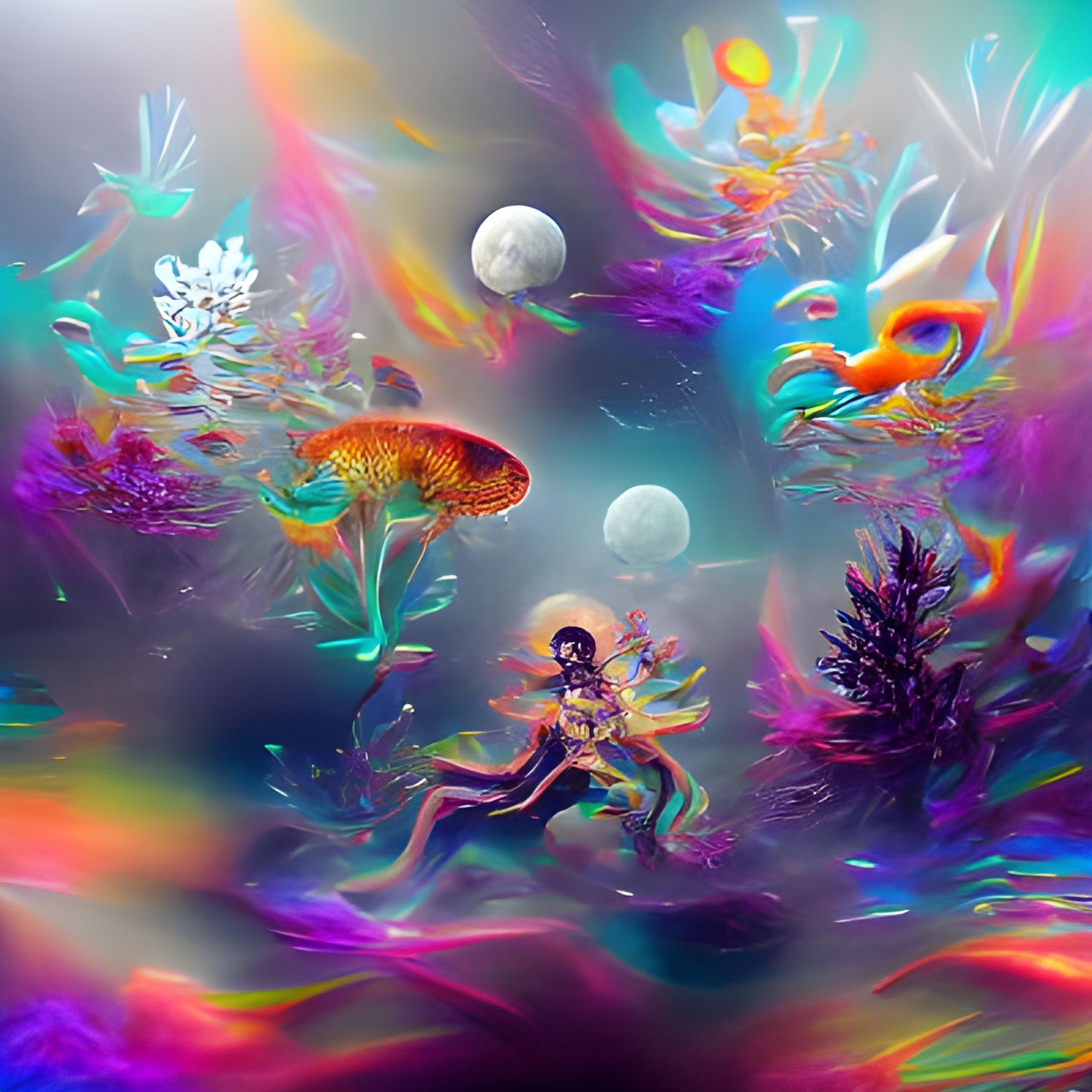 "psychedelic underwater" : r/nightcafe