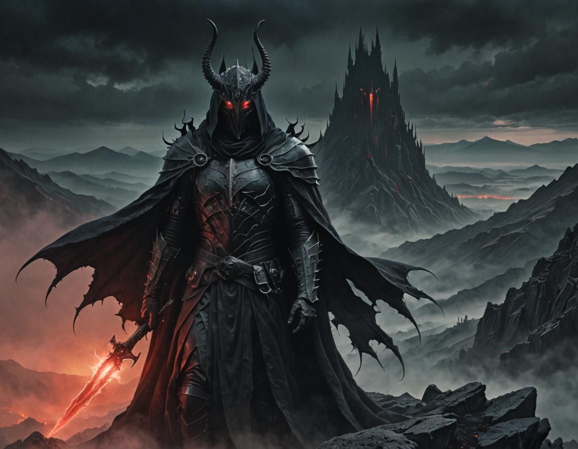 Ethereal Nazgul in Demonic Armour - Dark Gothic Nazgul in Om...