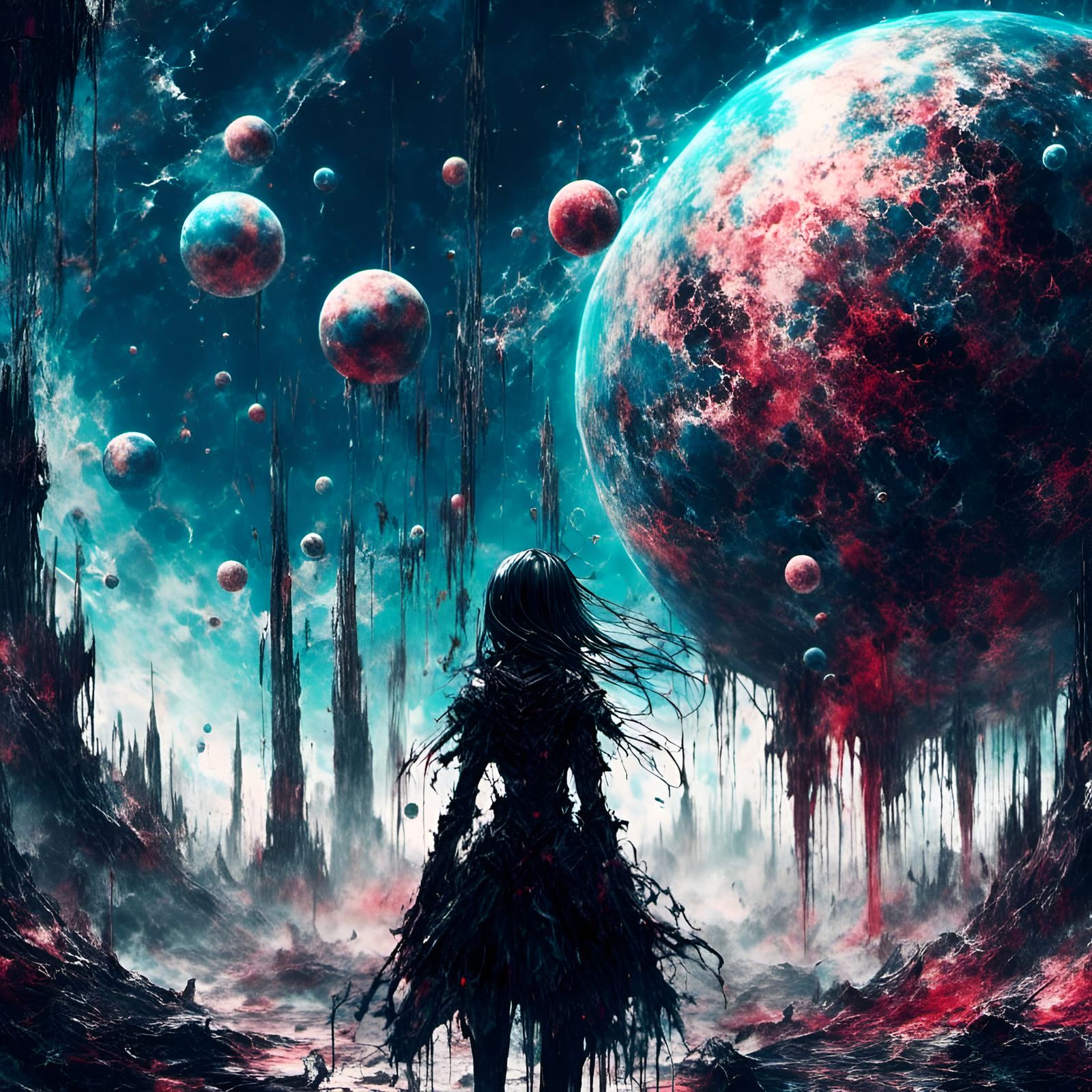 bleeding - AI Generated Artwork - NightCafe Creator