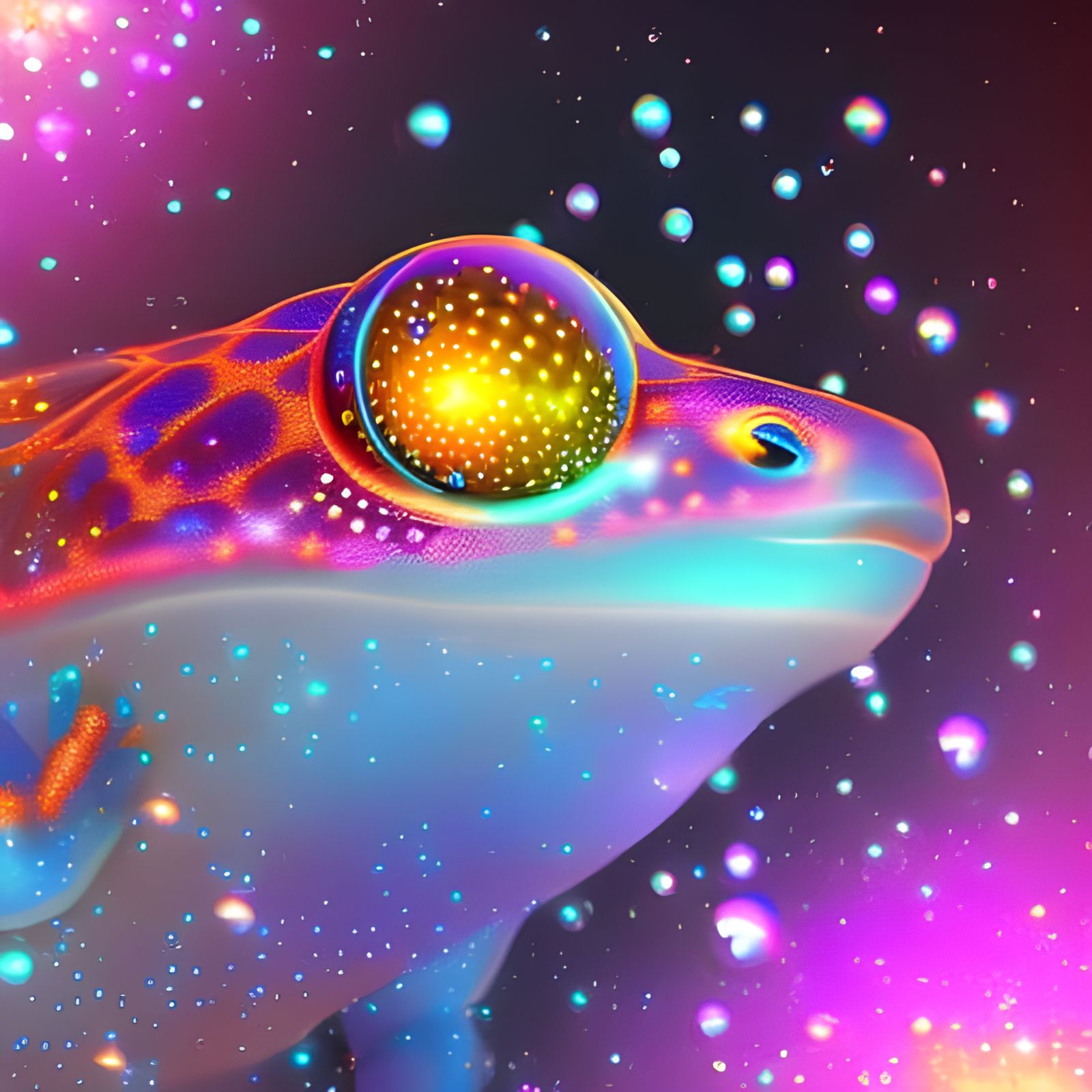 Ascended Frog - AI Generated Artwork - NightCafe Creator