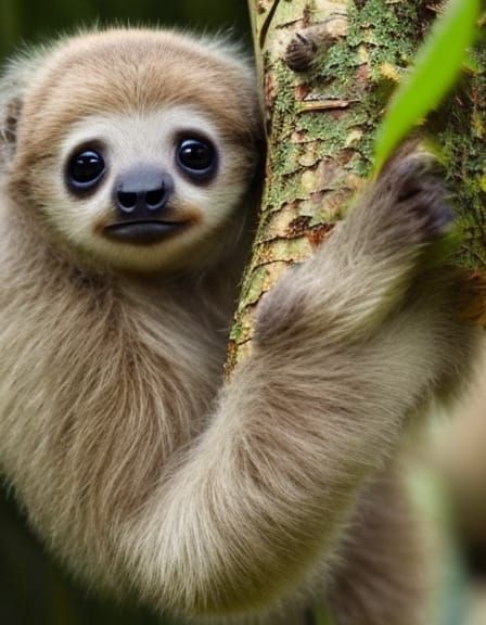 Sloth - AI Generated Artwork - NightCafe Creator