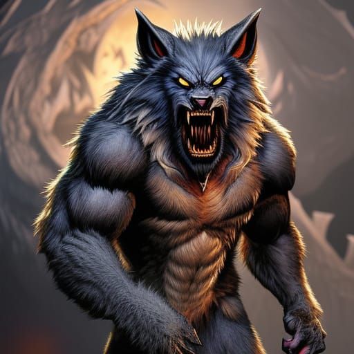 Wolf Beast - AI Generated Artwork - NightCafe Creator