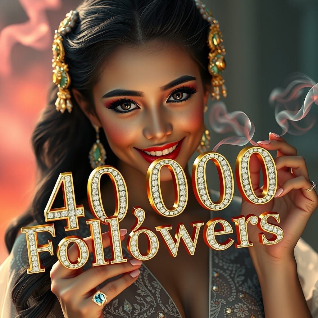 A beautiful woman - A Dazzling Goddess with 4,000 Followers