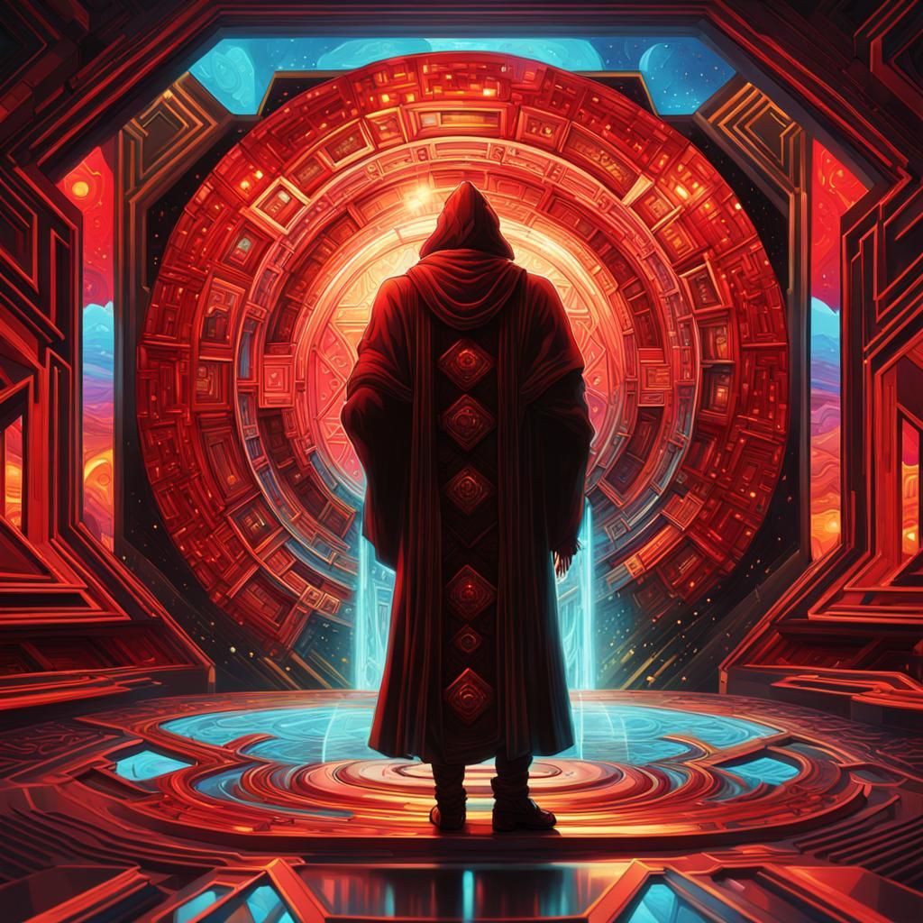 Red Portal2 - AI Generated Artwork - NightCafe Creator