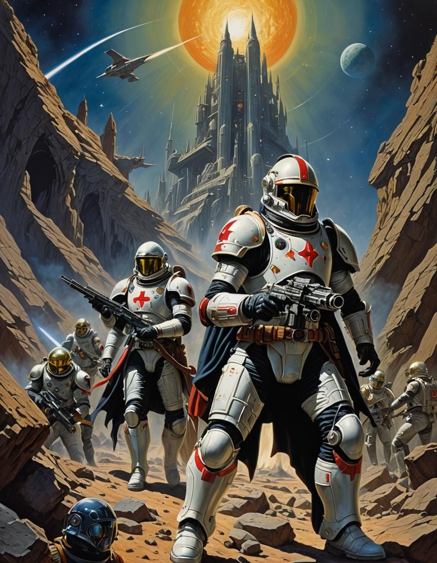 Space Crusaders - AI Generated Artwork - NightCafe Creator