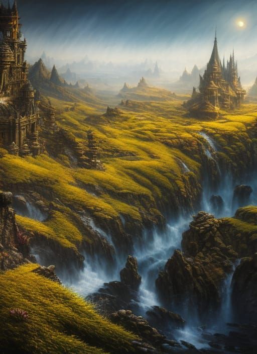 Natural Moat - AI Generated Artwork - NightCafe Creator