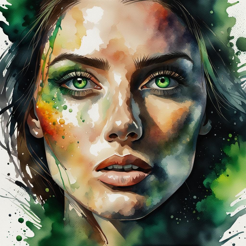young woman - AI Generated Artwork - NightCafe Creator