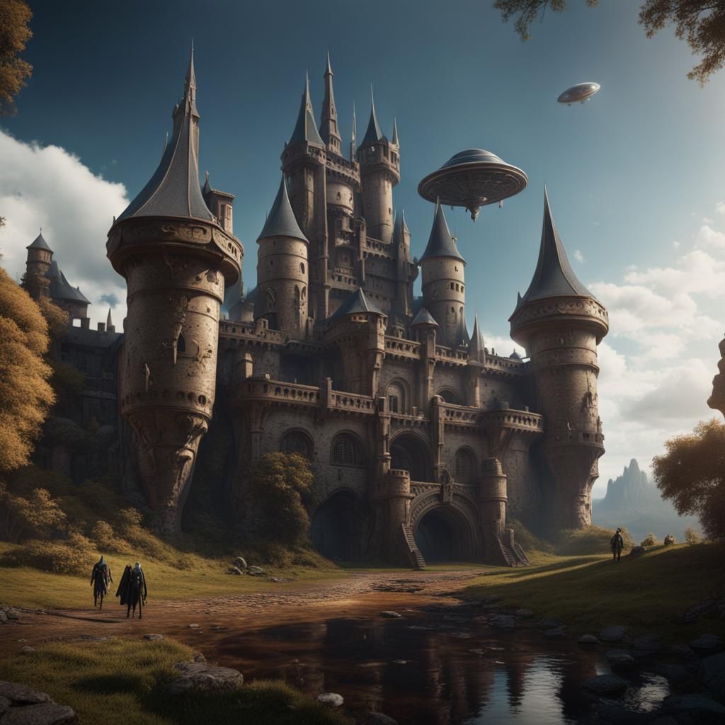 Visitors are coming to the castle - AI Generated Artwork - NightCafe ...