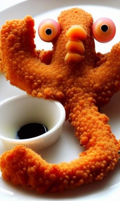 Breaded Octopus - AI Generated Artwork - NightCafe Creator