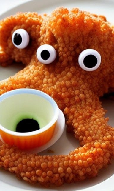 Breaded Octopus - AI Generated Artwork - NightCafe Creator