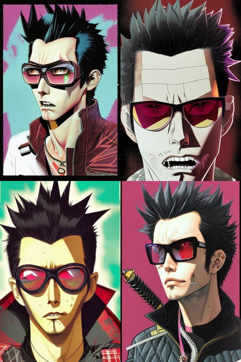 Travis Touchdown from the No More Heroes Series! Video Game Punk Rock ...