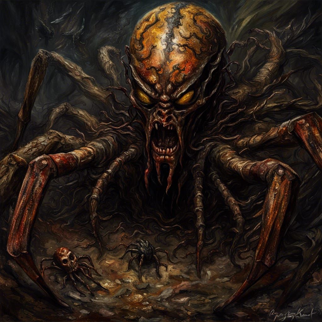 A scorpion spider hybrid - Grotesque Scorpion Spider Hybrid ...