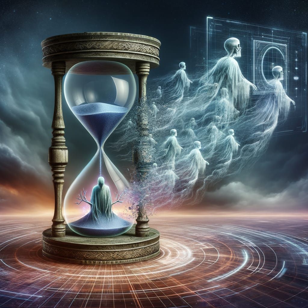 Ghostly Memories Haunt the Present, Consuming the ... - AI Art