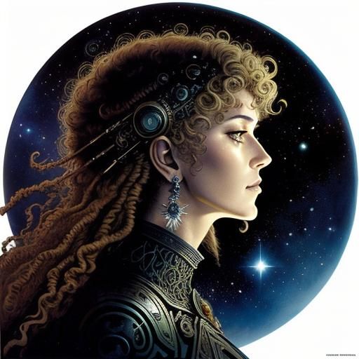 Study of character (3). Profile - AI Generated Artwork - NightCafe Creator