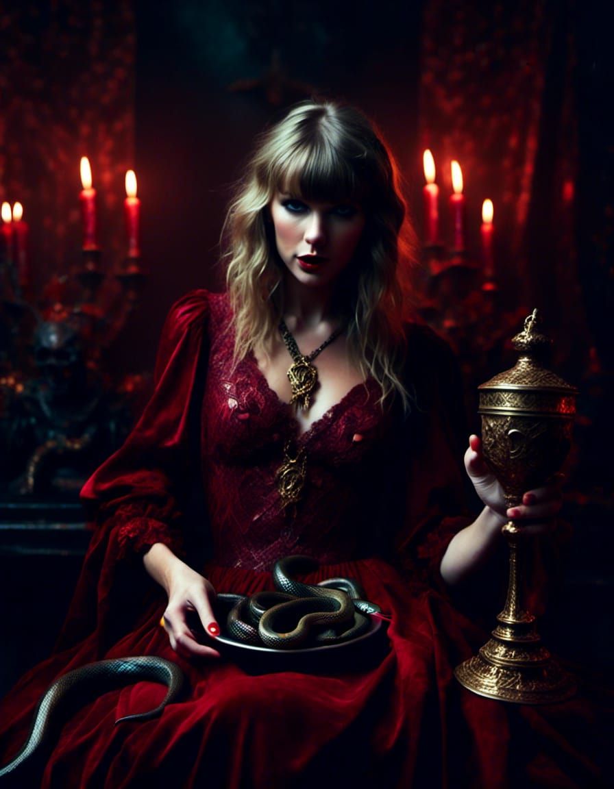 Blood Mage Taylor Swift - AI Generated Artwork - NightCafe Creator
