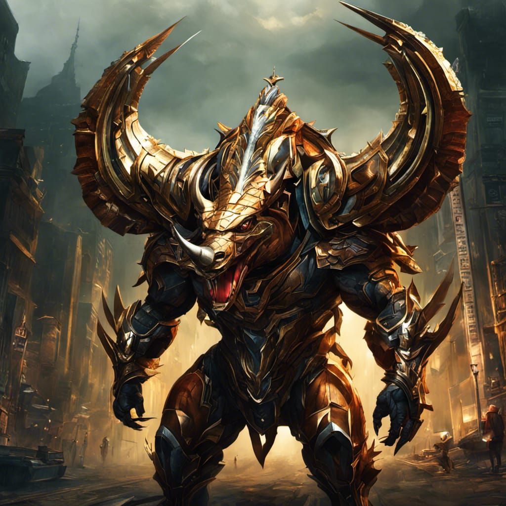 Goldar X Rosksteady Fusion - AI Generated Artwork - NightCafe Creator