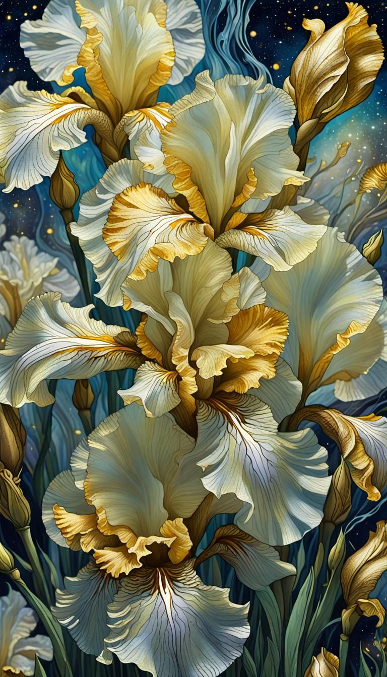 Iris-istible charm! - AI Generated Artwork - NightCafe Creator