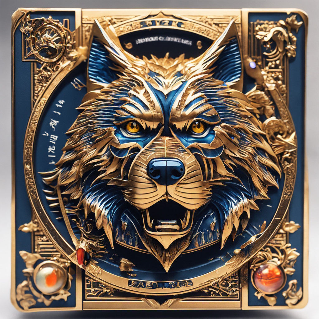 Legendary Wolf trading card "Thundermane"