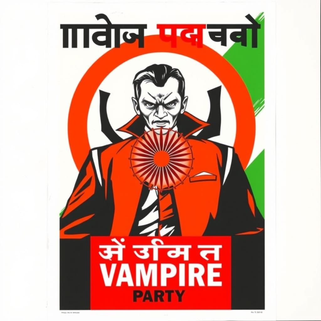 Join the Indian Vampire Party: A Call to Action in... - AI Art