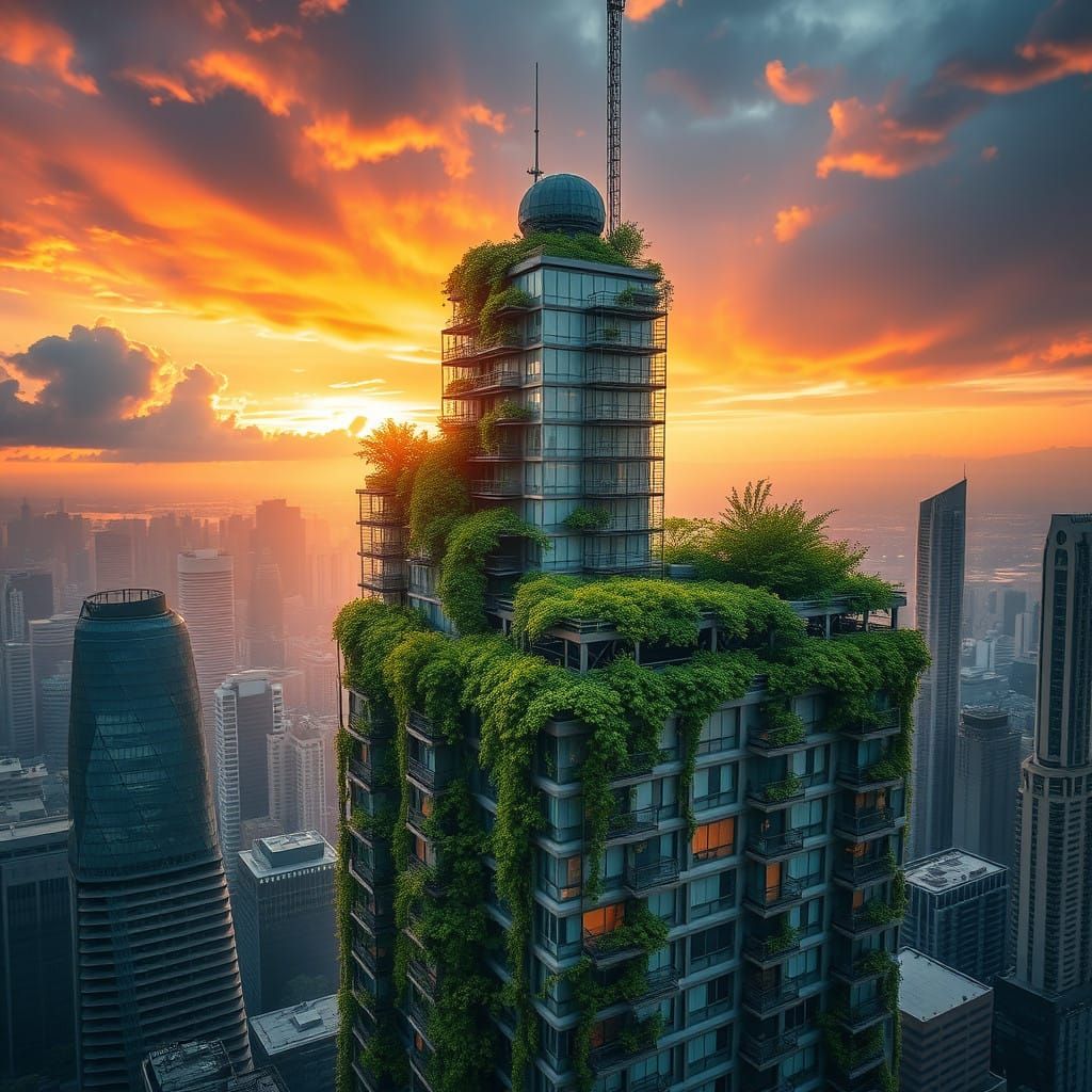 Solarpunk Skyscraper - Solarpunk Skyscraper