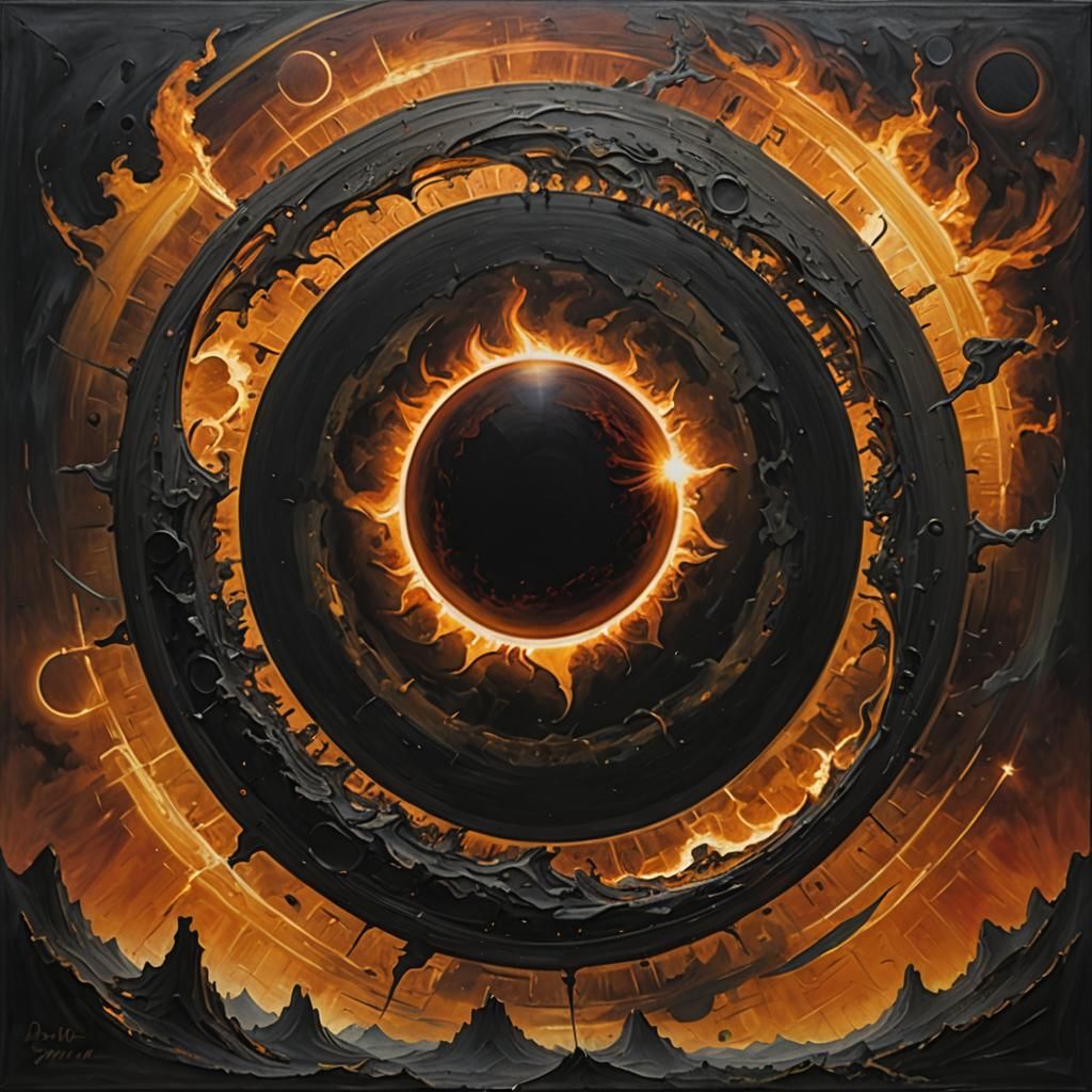 solar eclipse. - AI Generated Artwork - NightCafe Creator