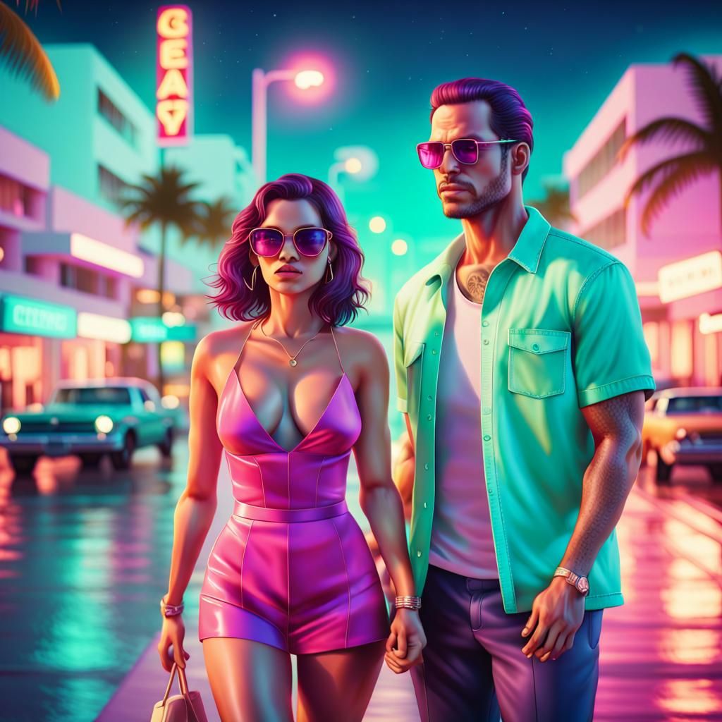 GTA 6 - AI Generated Artwork - NightCafe Creator