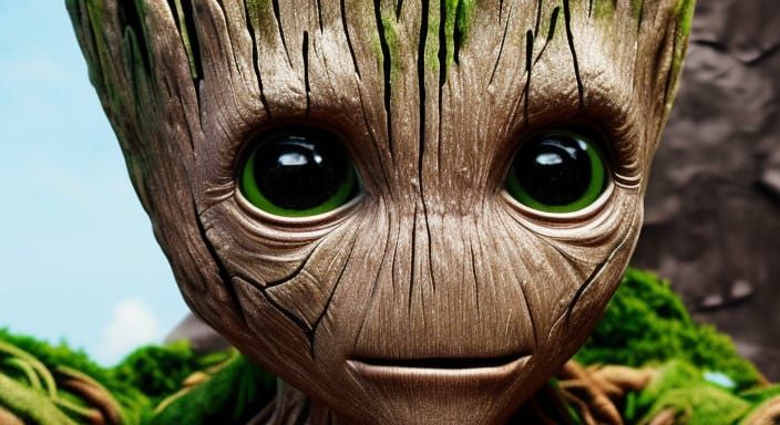 I am Groot - AI Generated Artwork - NightCafe Creator
