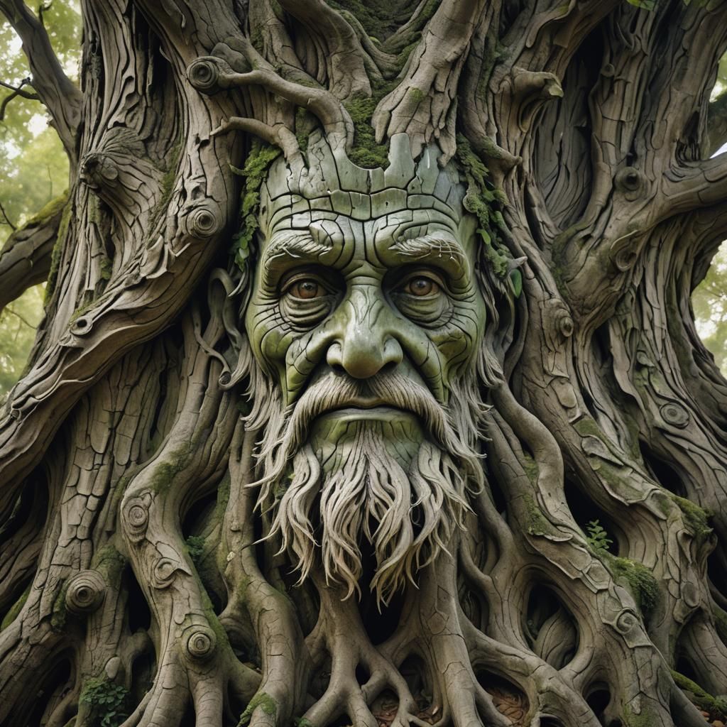 Old Man Tree 1 - AI Generated Artwork - NightCafe Creator