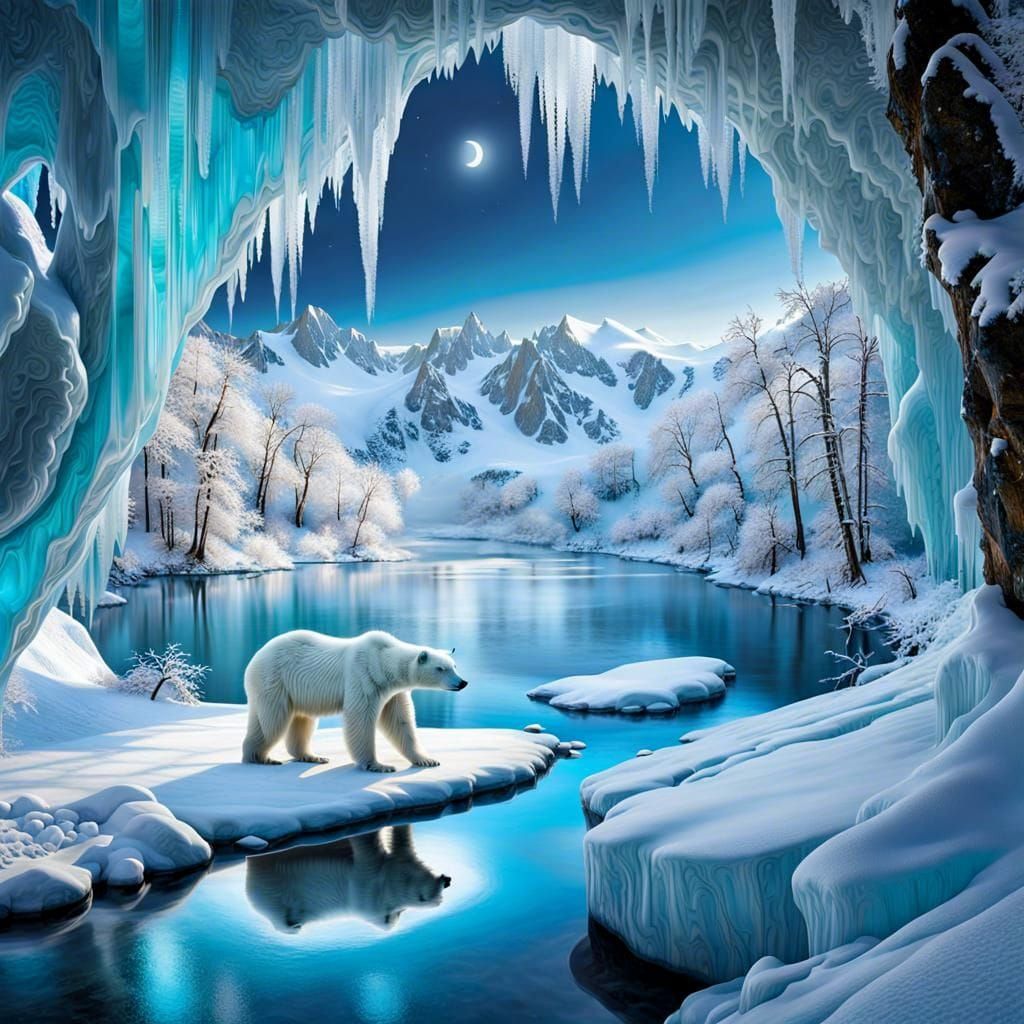 True North River - AI Generated Artwork - NightCafe Creator